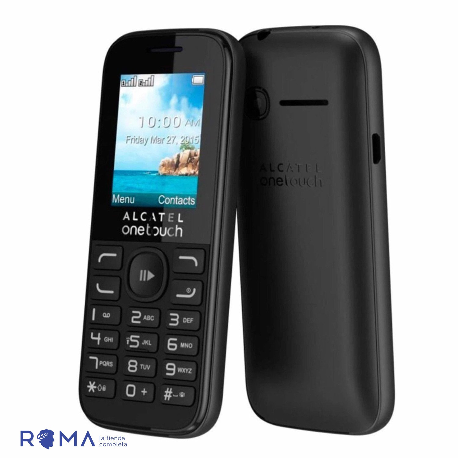 Celular Alcatel 1052D Duos Preto 1052D-3AOFUS1 - Roma Shopping - Seu ...