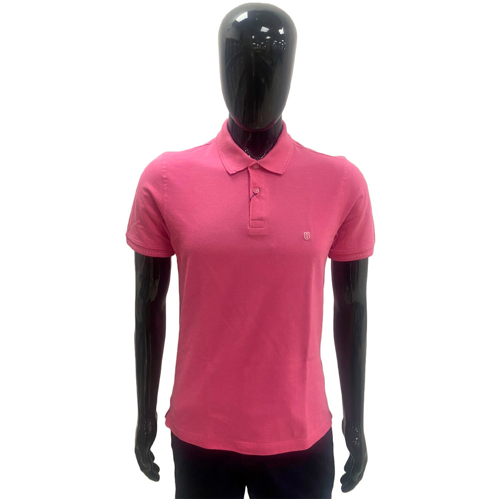 Camiseta INDIVIDUAL Polo Masculino 08-75-0157-019 GG - Rosa - Roma ...
