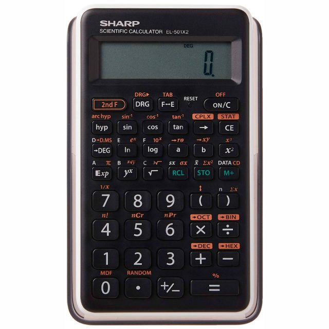 Calculadora Científica Sharp EL-501X2BWH com 146 Funções - Preta - Roma ...