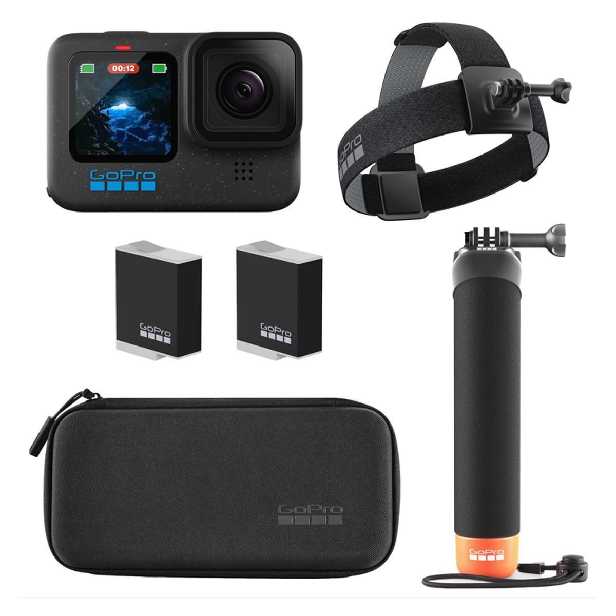 Kit GoPro HERO12 CHDRB-121-RW Black: Acessórios Inclusos - Compre o ...