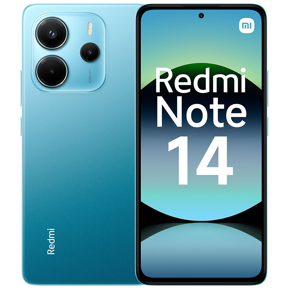 Smartphone Xiaomi Redmi Note 14 Dual SIM 6GB+128GB 6.67″ OS 14 - Ocean Blue US 61584 - Roma ...
