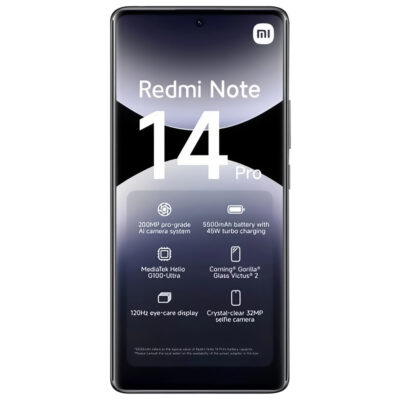 Smartphone Xiaomi Redmi Note 14 Pro Dual SIM 8GB+256GB 6.67″ OS 14 - Midnight Black EU 63827 ...
