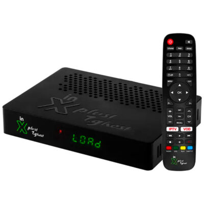Receptor Interbras Xplus Team Ghost IPTV/VOD/IKS/SKS Wi-Fi Controle-BT ...