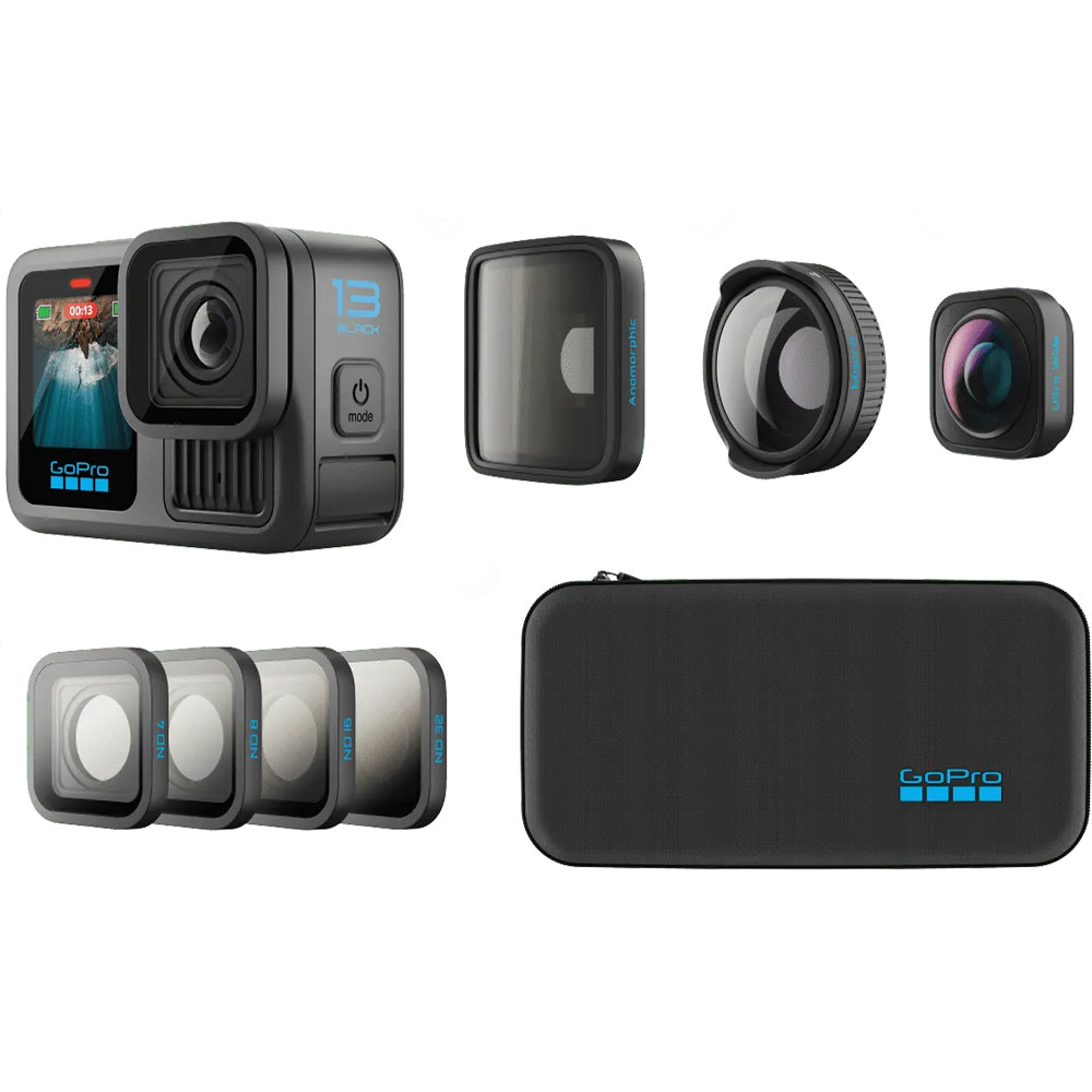Câmera GoPro HERO13 Black CHDRB-132-RW + HB-Series Lens Collection ...