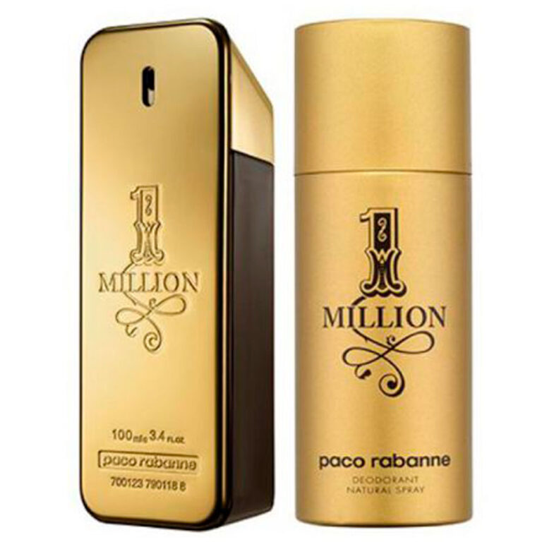 Kit Perfume Paco Rabanne 1 Million (100 ML EDT+ DEO 150 ML HD25) - Roma ...